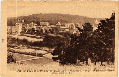 Le Chambon Sur Lignon Haute Loire Alt 950 M Centre De Au Chambon