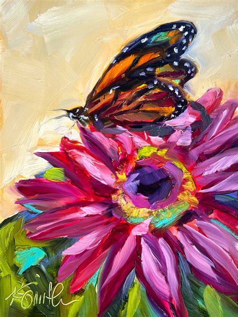 Monarch Butterfly Oil Painting Demo — Kim Smith Fine Art Contemporary