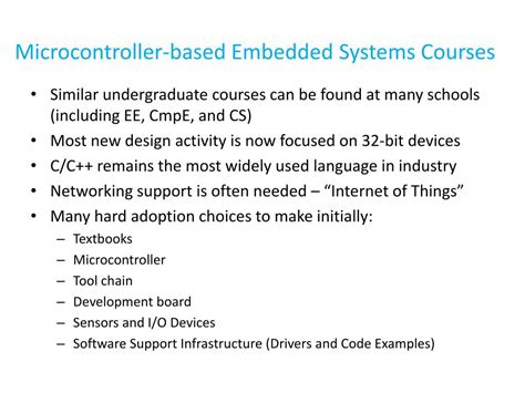 Ppt Using A Web 20 Approach For Embedded Microcontroller Systems Powerpoint Presentation Id