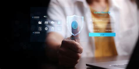 Premium Photo Man Using Thumb To Scan Finger Print Or For Digital Processing Biometric