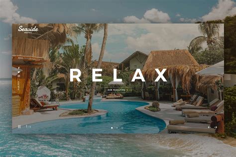 Seaside Hotel Booking Boostrap Template