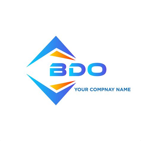 Bdo Abstract Technology Logo Design On White Background Bdo Creative
