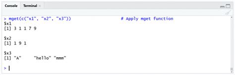 Get R Function 5 Example Codes Call Vector Or Column Of Data Frame