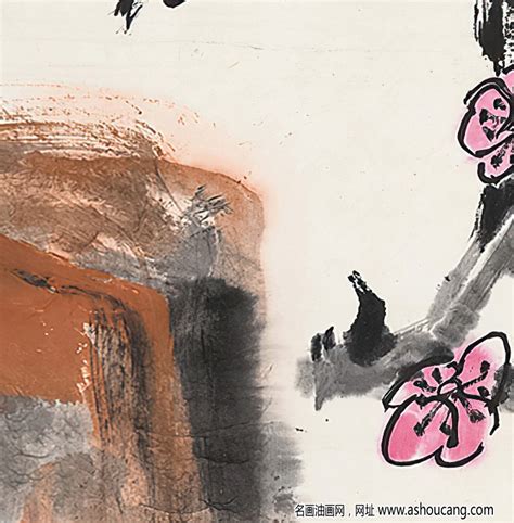 朱屺瞻作品 探梅图 高清大图下载 名画油画网