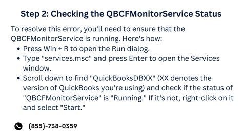 Ppt Troubleshooting Quickbooks Error Qbcfmonitorservice Not Running Powerpoint Presentation