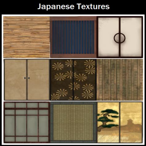 Second Life Marketplace Japanese Textures