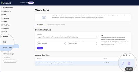 How To Create And Manage Cron Jobs In Site Tools SiteGround KB