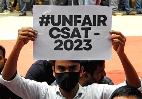 Upsc Aspirants Stage A Protest At Jantar Mantar