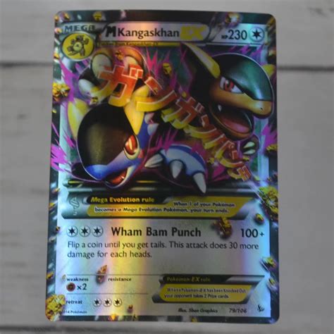 Pokemon Cards Ex Mega Kangaskhan
