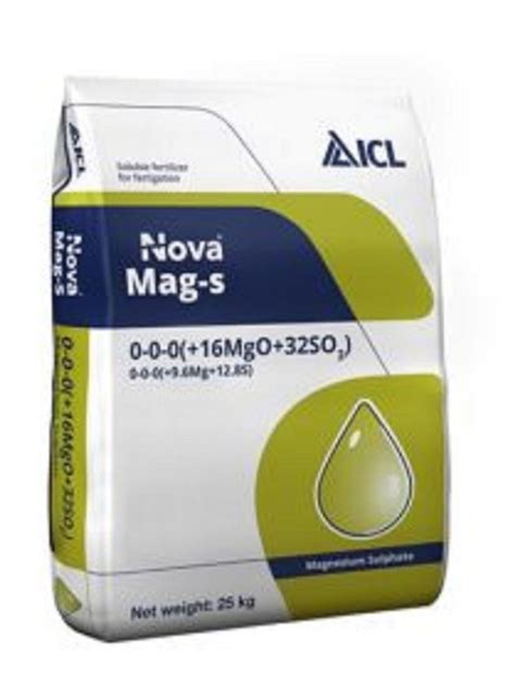 Bio Tech Grade Packaging Size 25 Kg Magnesium Sulphate Fertilizer For