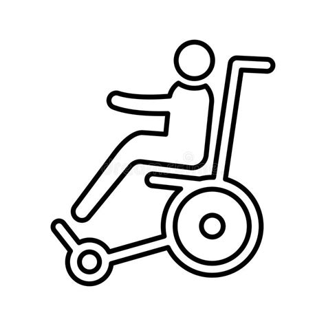 Accommodation Disability Reasonable Icon Line Outline Symbol Stock Illustration