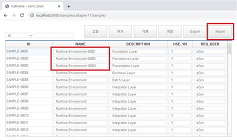 따라하기 전자정부표준프레임워크 V380 And Uiadapter17 Excel Import 해보기xeni