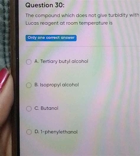 Question 30 The compound which does not give | StudyX