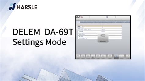 What Are The Key Features Of Delem Da 69t Settings Mode Harsle