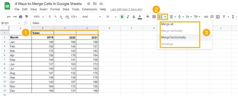 4 Ways To Merge And Unmerge Cells In Google Sheets Without Losing Data Ok Sheets
