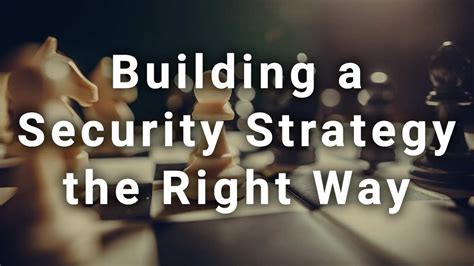 Security Risk Advisors On Linkedin Building A Security Strategy The Right Way Security Risk