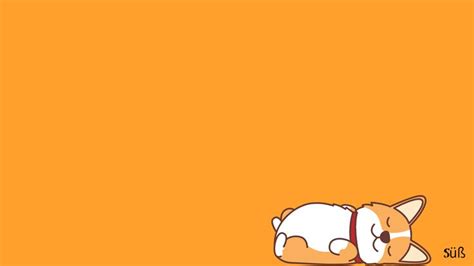 컴퓨터 배경화면 고화질 강아지 캐릭터 일러스트 배경화면 캐릭터 일러스트 Pc 바탕 화면