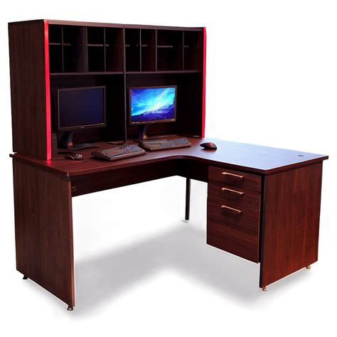 Gaming Desk With Hutch Png Bjb PNG Image