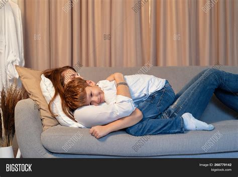 Mom Son Sofa Telegraph