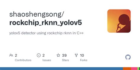 rockchip rknn yolov5 readme md at main · shaoshengsong rockchip rknn