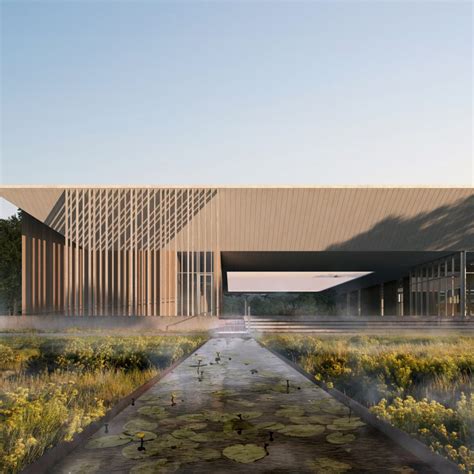 Eskew Dumez Ripple Clads Museum In Fluted Precast Stone Facade