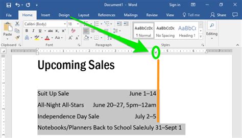 Tab Stops Computer Applications For Managers