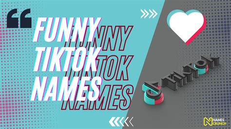 Funny Tiktok Names Unique And Creative Ideas Names Crunch