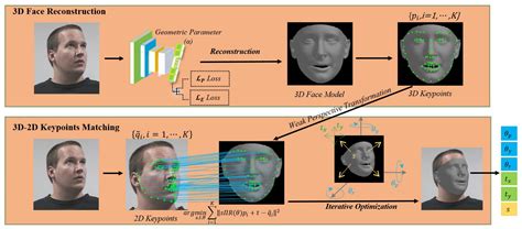 example images showing face detection and pose estimation images