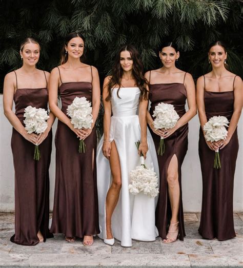 Neutral Bridesmaid Dresses Wedding