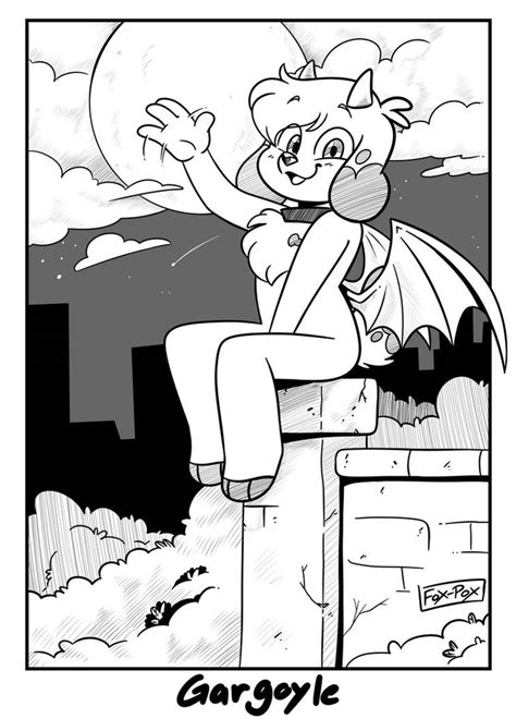 Inktober1 Gargoyle By Ziggy Fox On Deviantart