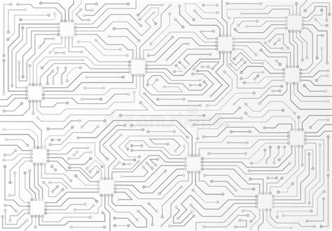 Circuit Board Minimal Pattern Science Vector Illustration Stock Vector Illustration Of Banner
