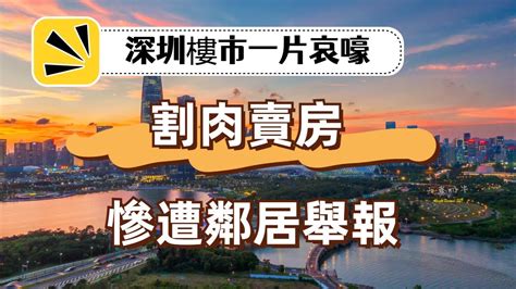 太慘了！深圳樓市一片哀嚎，17000元一平買的房子，如今降到7800元，半個房子都跌沒了！炒房客欲哭無淚 割肉賣房，遭到鄰居聯名舉報