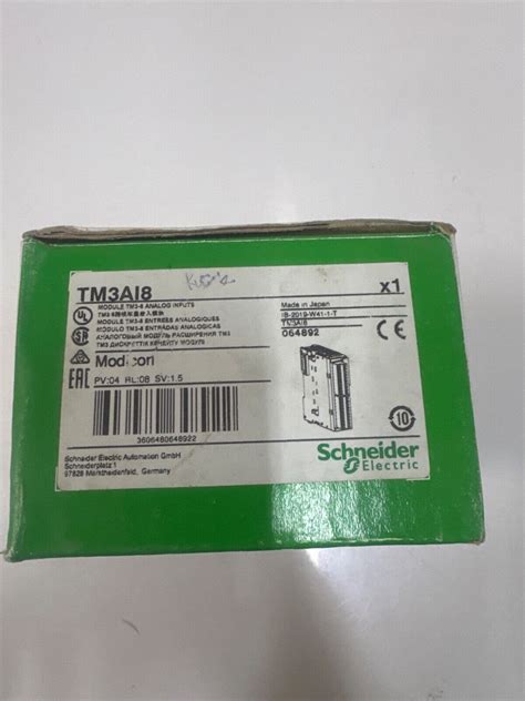 schneider tm3ai8 analog input module heart of automation