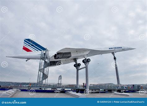 Supersonic Aircraft Concorde Editorial Stock Image Image Of Copyspace