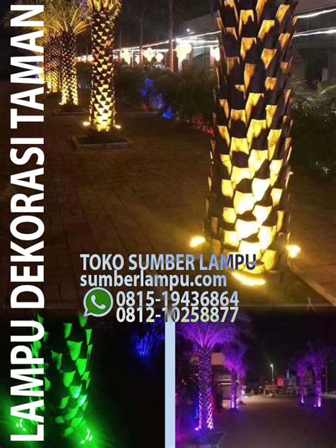Jual Lampu Sorot Taman Pohon Outdoor W V Sumberlampu Com
