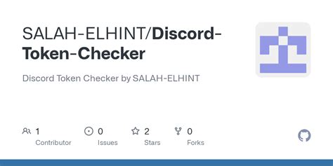 GitHub SALAH ELHINT Discord Token Checker Discord Token Checker By SALAH ELHINT