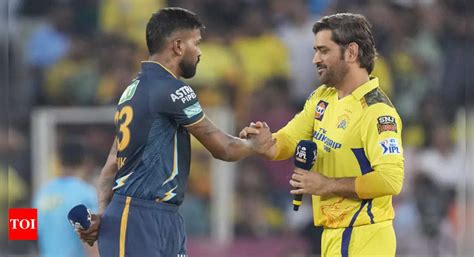 Ipl 2023 Final Csk Skipper Ms Dhoni Wins Toss Opts To Bowl Against Gt