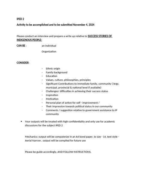 Activity For Iped 2 Pdf
