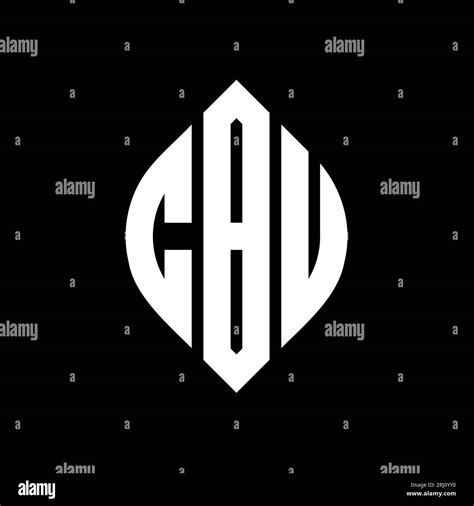 Cbu Circle Letter Logo Design With Circle And Ellipse Shape Cbu Ellipse Letters With