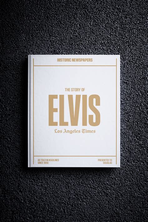 Elvis Story Los Angeles Times Edition Historic Newspapers
