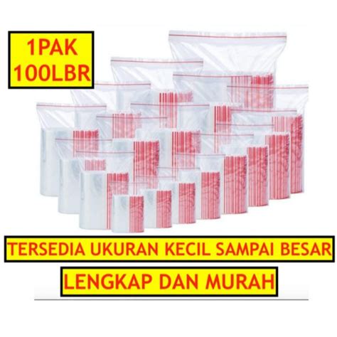 Jual Plastik Klip 5x3 Ziplock Zipper Uk 5 X 3 Cm 100 Lembar Shopee
