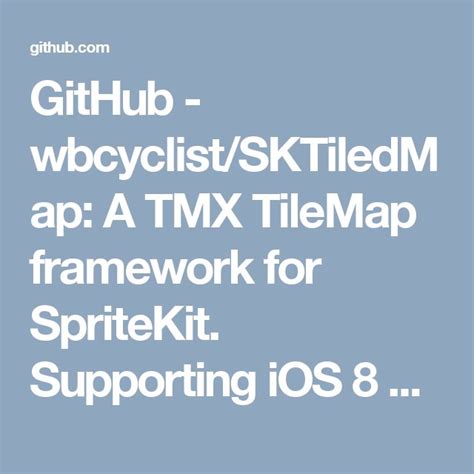 Tmx Tilemap Framework For Spritekit