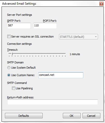 Comcast Email Settings Free Group Email And Mass Email Newsletter Software