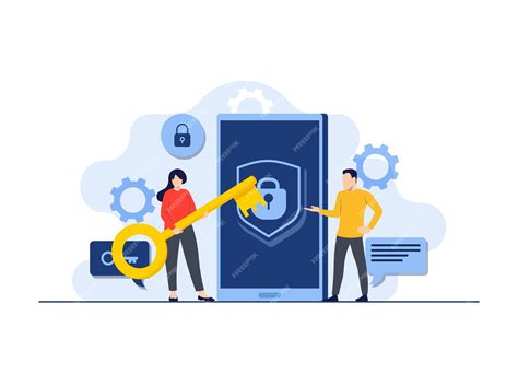 Premium Vector Personal Data And Account Protection Password Secure Access Cyber Security