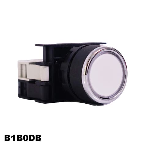 Pulsador Led De Plastico Serie B 1no 100 230 V Ca Accionado Por