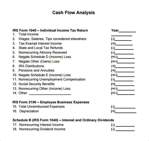 FREE 13 Sample Cash Flow Statement Templates In PDF MS Word