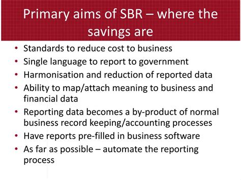 Ppt Standard Business Reporting Sbr Overview Powerpoint