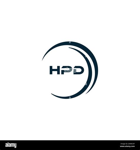 Hpd Logo H P D Design White Hpd Letter Hpd H P D Letter Logo Design