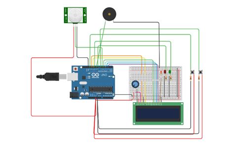 Circuit Design Progetto Arduino Giulio Llaftiu Tinkercad