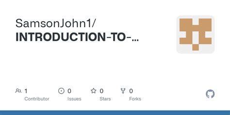 Github Samsonjohn1 Introduction To Computer Vision Using Opencv